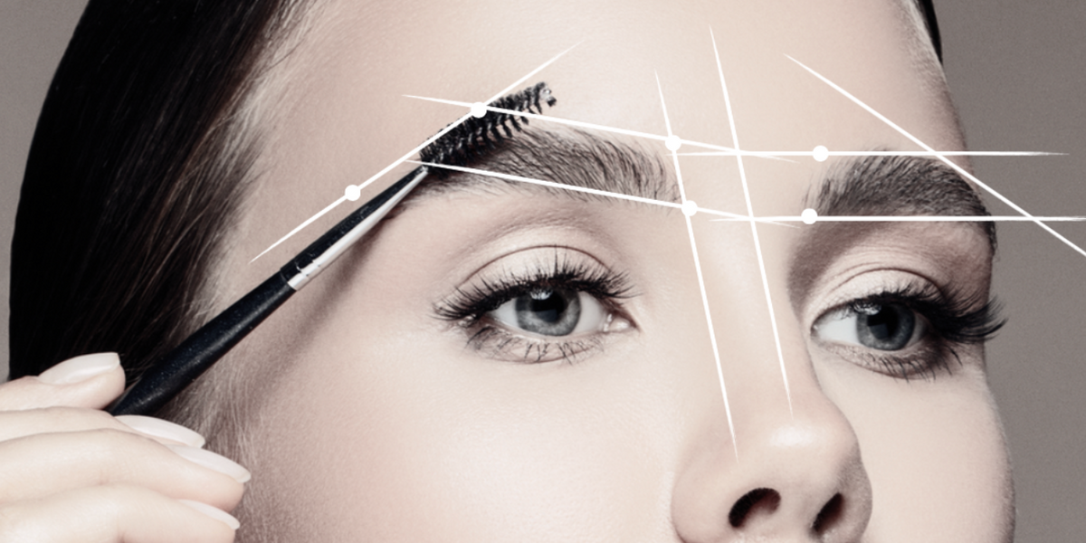 how to draw eyebrows closer together